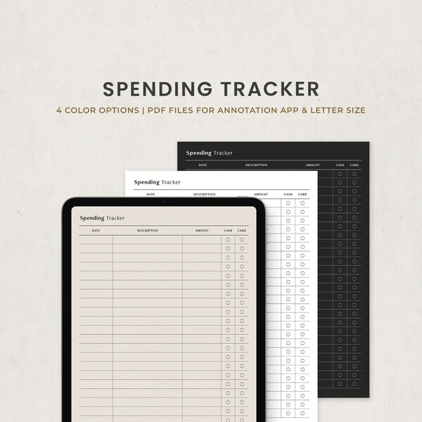 Credit Card Tracker Pdf Template - Etsy