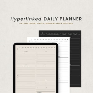 Digital Daily Planner for Ipad Goodnotes Notability | Etsy