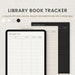 Library Book Tracker Digital Inserts, Book Return Log, Library Log ...