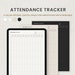 Attendance Tracker, Monthly Homeschool Planner, Absence Log Digital ...