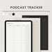 Podcast Tracker Printable, Digital Podcast Listening List, Podcast ...