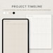 Timeline Chart Planner Digital Template, Yearly Monthly Goodnotes ...