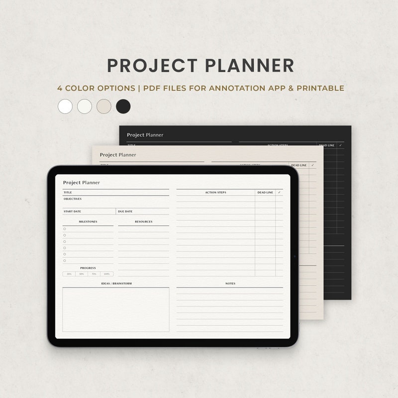 Project Planner - Etsy