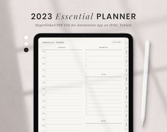 Weekly Hourly Digital Planner for Ipad Goodnotes Notability - Etsy