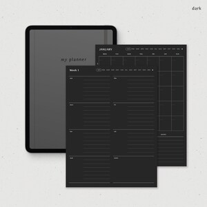 Undated Weekly Digital Planner, Goodnotes Planner, iPad Journal ...