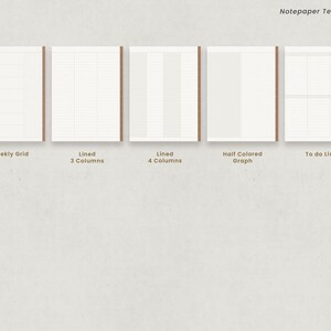 Minimalist Digital Notebook With Tabs for Ipad Goodnotes - Etsy