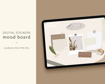 Mood Board Stickers - Etsy