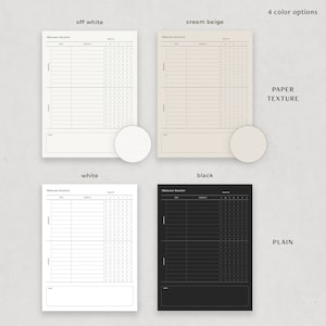Skincare Routine Template, Skincare Tracker, Beauty Digital Planner ...