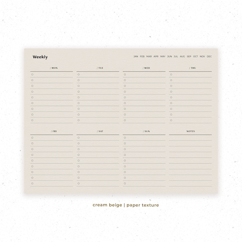 Weekly to Do List Digital Planner for Ipad Goodnotes Weekly | Etsy