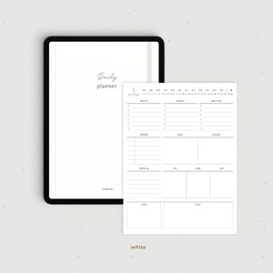 Digital Brain Dump Template, Daily to Do List Planner, ADHD Planner ...