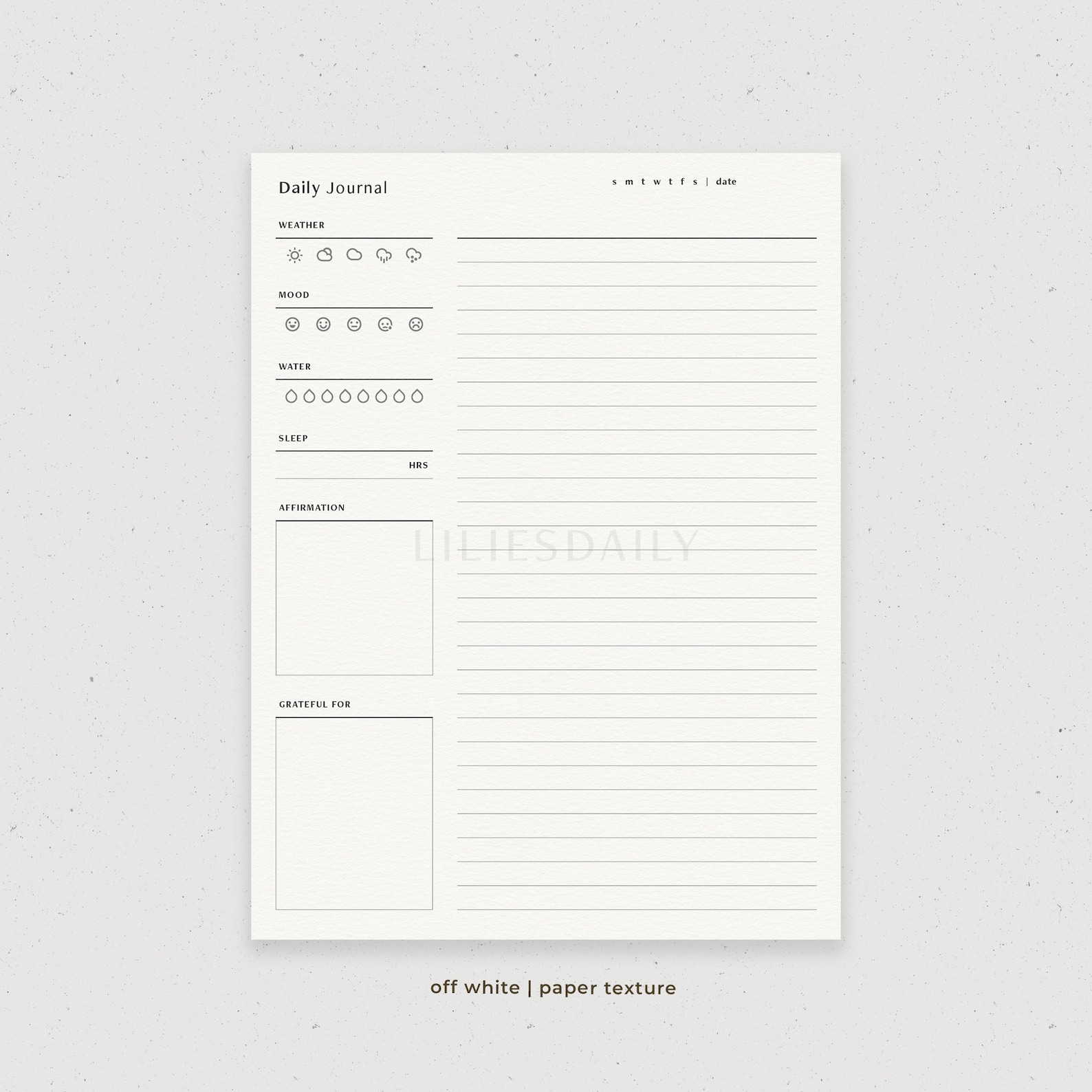 Digital Journal Template for Goodnotes Notability Ipad, Digital Inserts ...