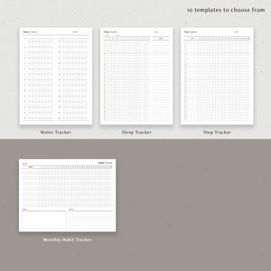 Digital Habit Tracker Bundle Template, Goodnotes Goal Tracker, iPad ...