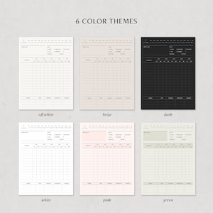 Workout Tracker Digital Planner, Daily Exercise Log Template for ...