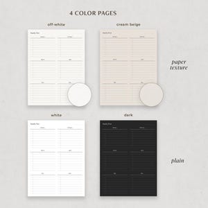 Yearly Planner, 2 Page Year at a Glance, Yearly Overview Digital ...