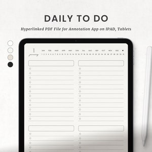 To Do List Task Checklist Digital Planner Template for - Etsy