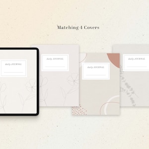 Digital Journal for iPad Goodnotes, 365 Daily Pages, Minimalist Boho ...