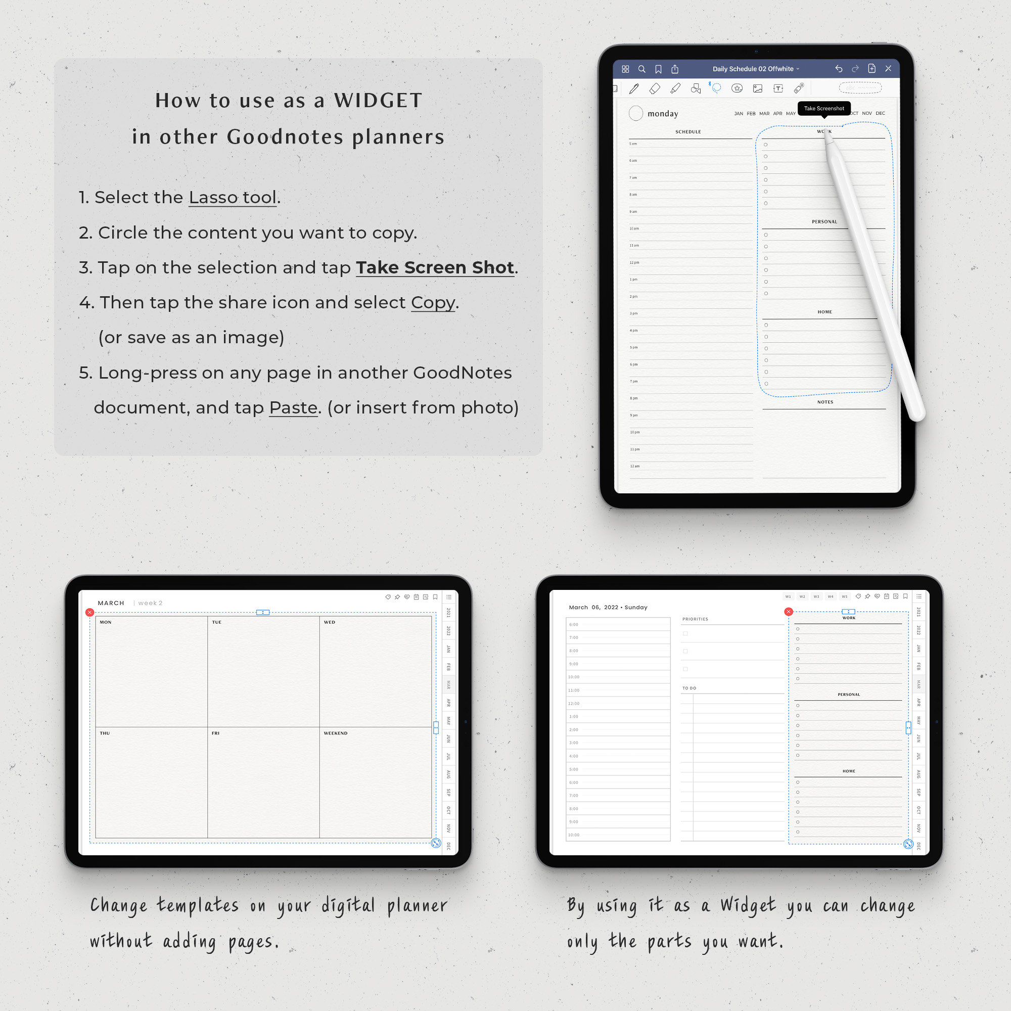 Monthly Medication Tracker Digital Template, Goodnotes Supplement ...
