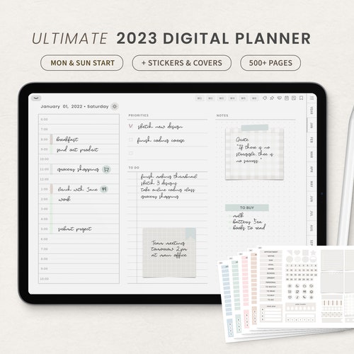 Grocery List Goodnotes Template Digital Planner Ipad - Etsy