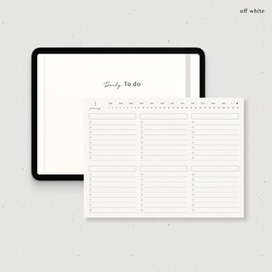 Daily to Do, Checklist, Task List Digital Planner for iPad Goodnotes ...