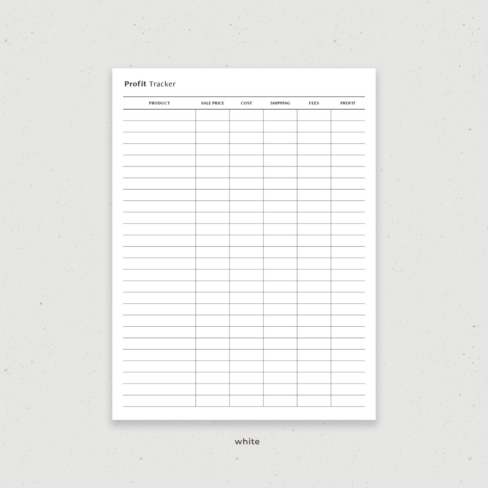 Profit and Loss Tracker Profit Planner Sales Tracker Digital - Etsy Canada
