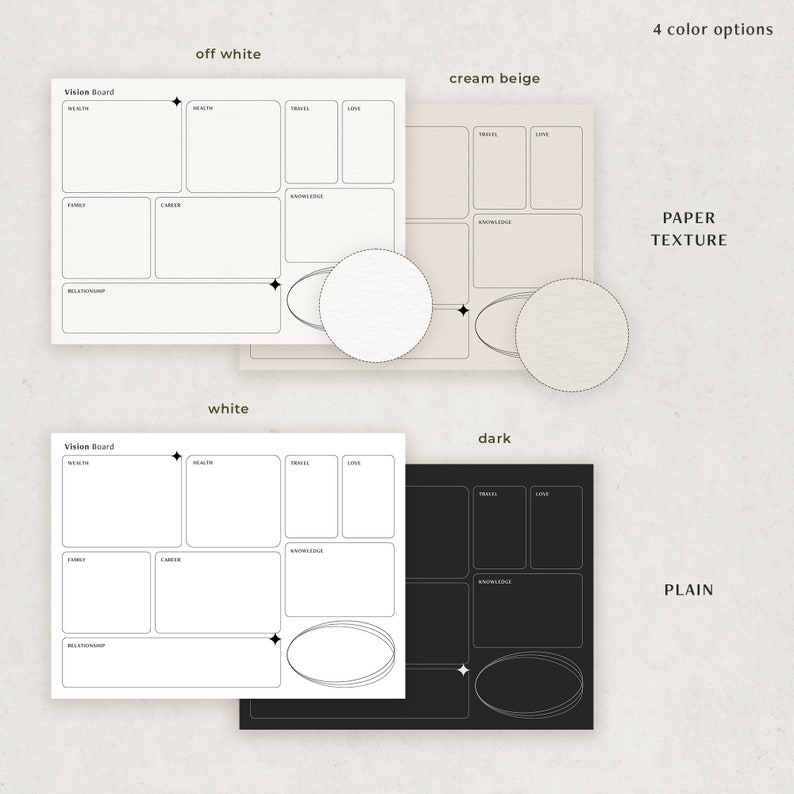 Vision Board Dream Board Bucket List Affirmation Law of - Etsy