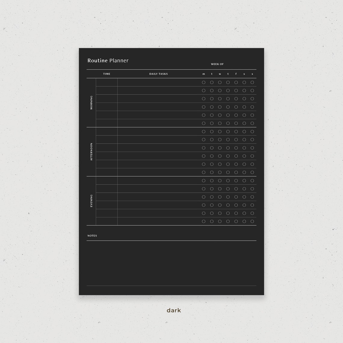 Routine Planner Daily Weekly Habit Tracker Digital Planner - Etsy