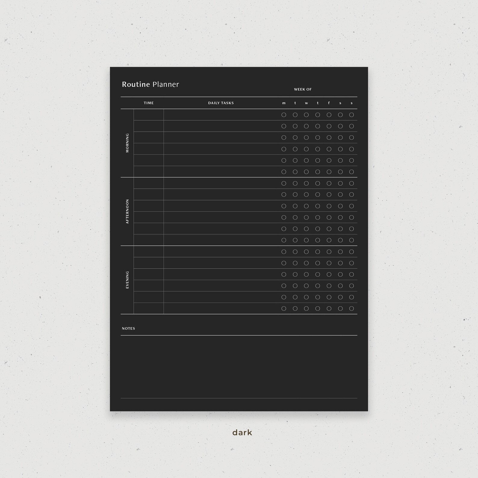 Routine Planner Daily Weekly Habit Tracker Digital Planner - Etsy