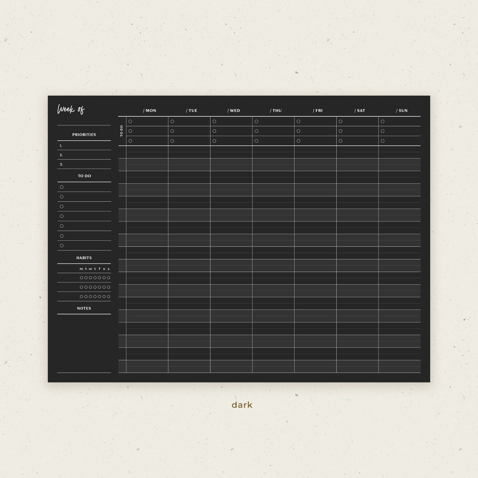 Weekly Hourly Digital Planner for Ipad Goodnotes Notability - Etsy