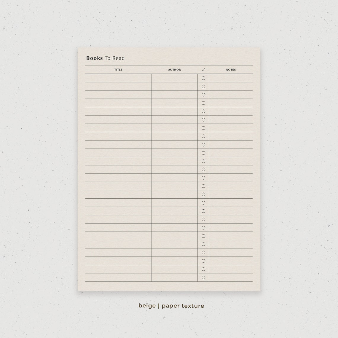 Reading Log and Books to Read List Reading Tracker Digital - Etsy