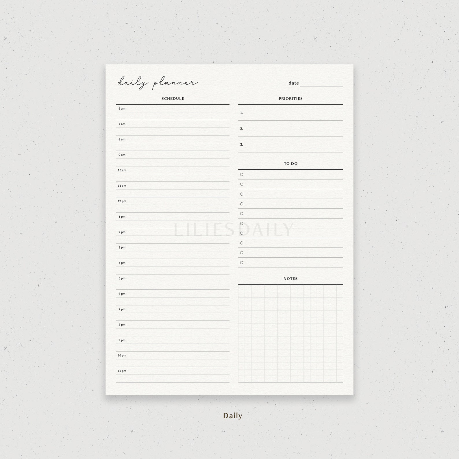 Daily Weekly Monthly Planner Bundle Digital Planner Template - Etsy