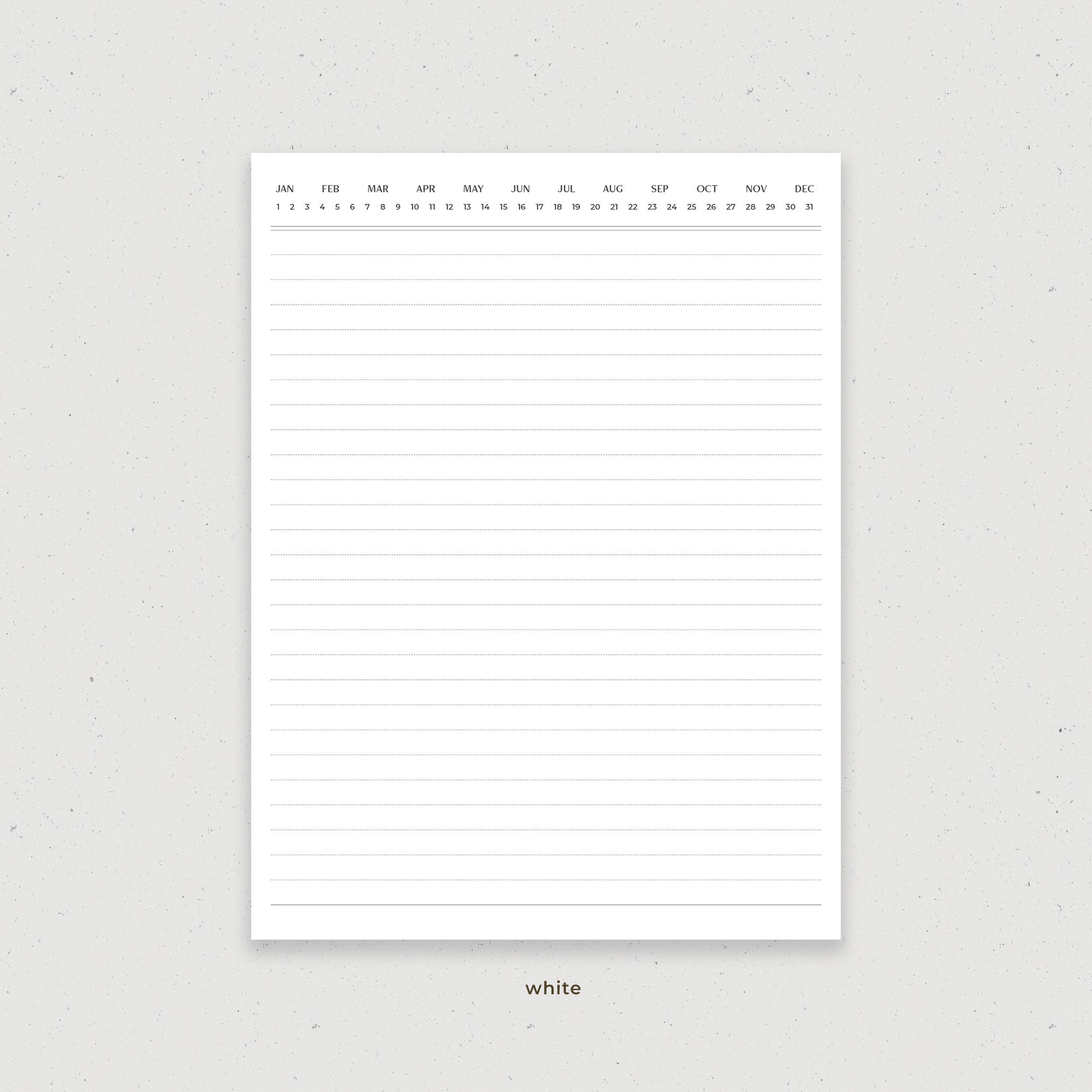 Daily Journal Daily Notes Daily Digital Paper Planner - Etsy