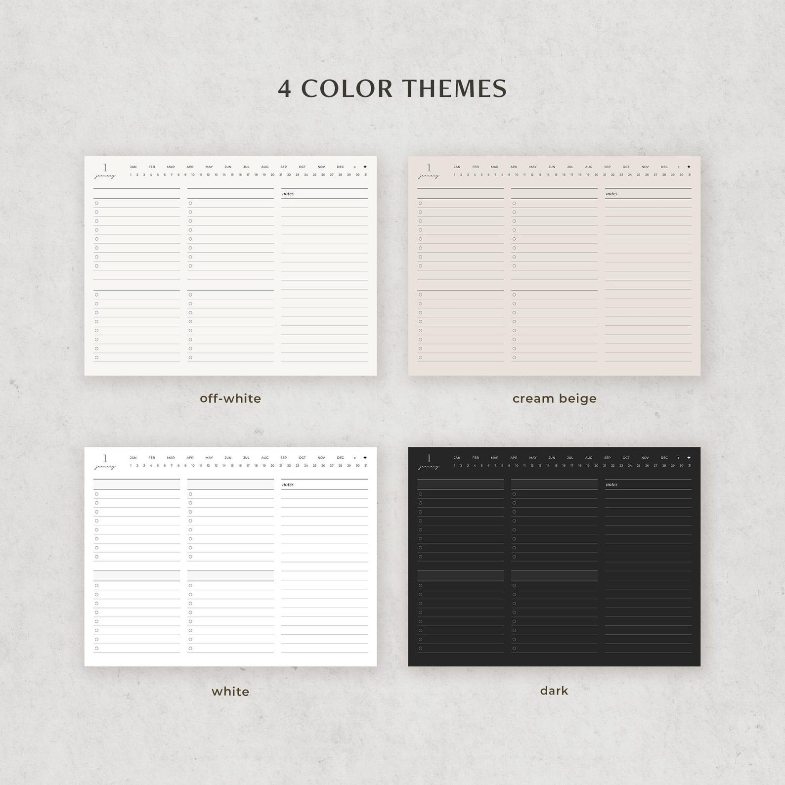Minimalist Daily to Do List: Digital Planner for Goodnotes, Notability ...