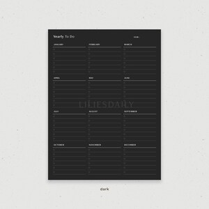Yearly Planner 2025, Goodnotes to Do List Template for School Wall ...