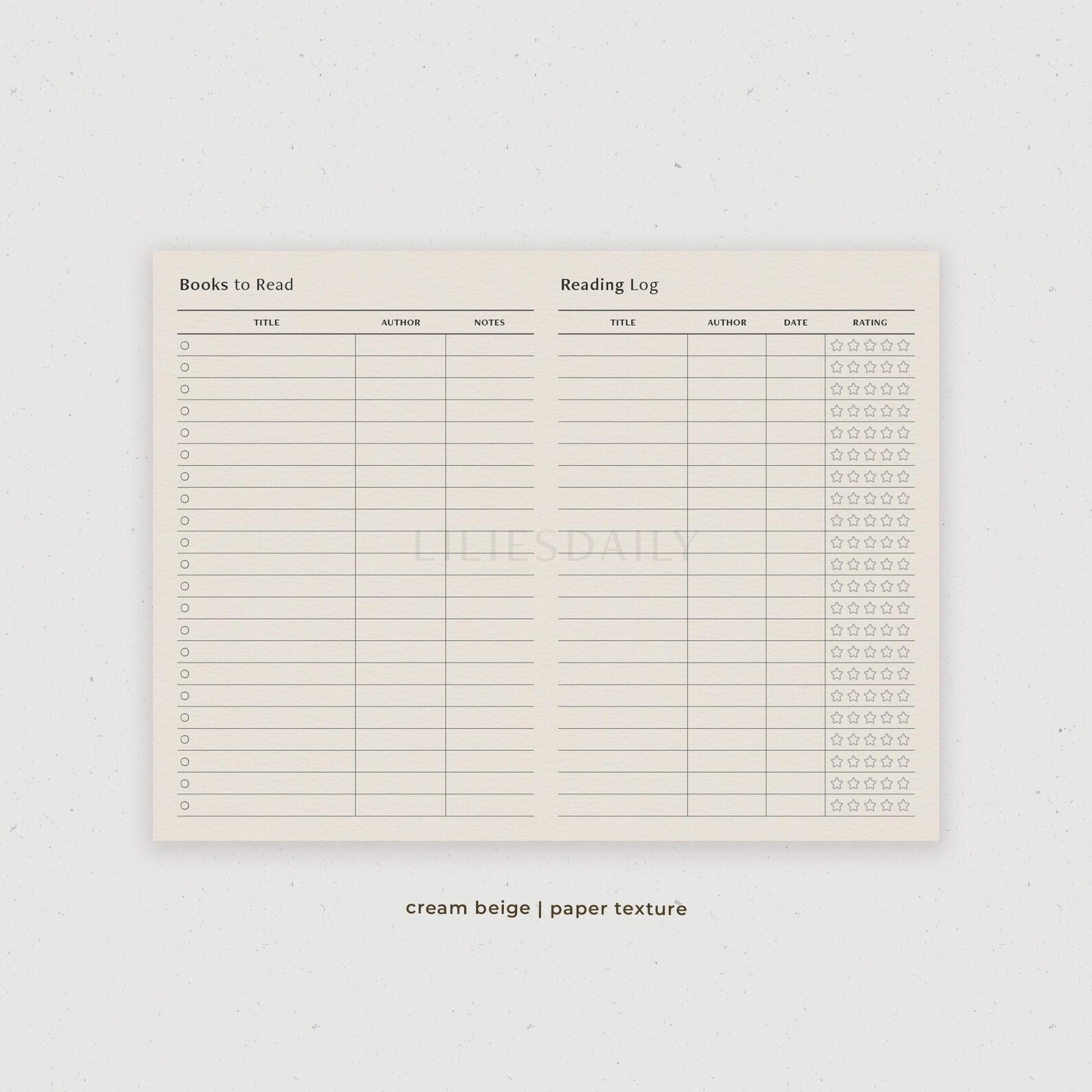 Books to Read & Reading Log Template, Goodnotes Book Tracker Digital ...