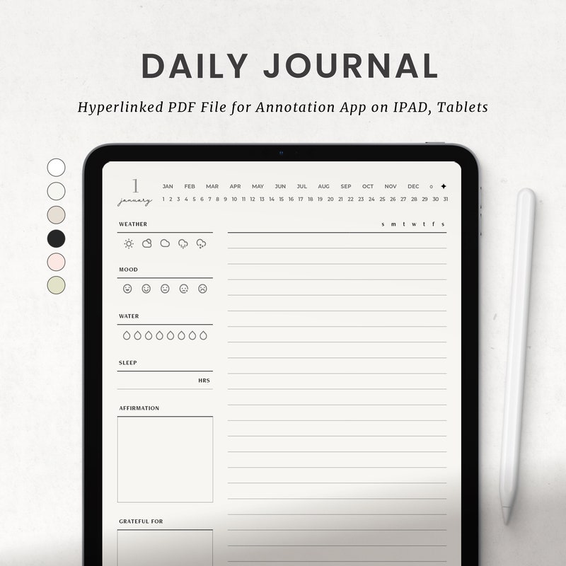 Cute Digital Diary 2026 - Etsy