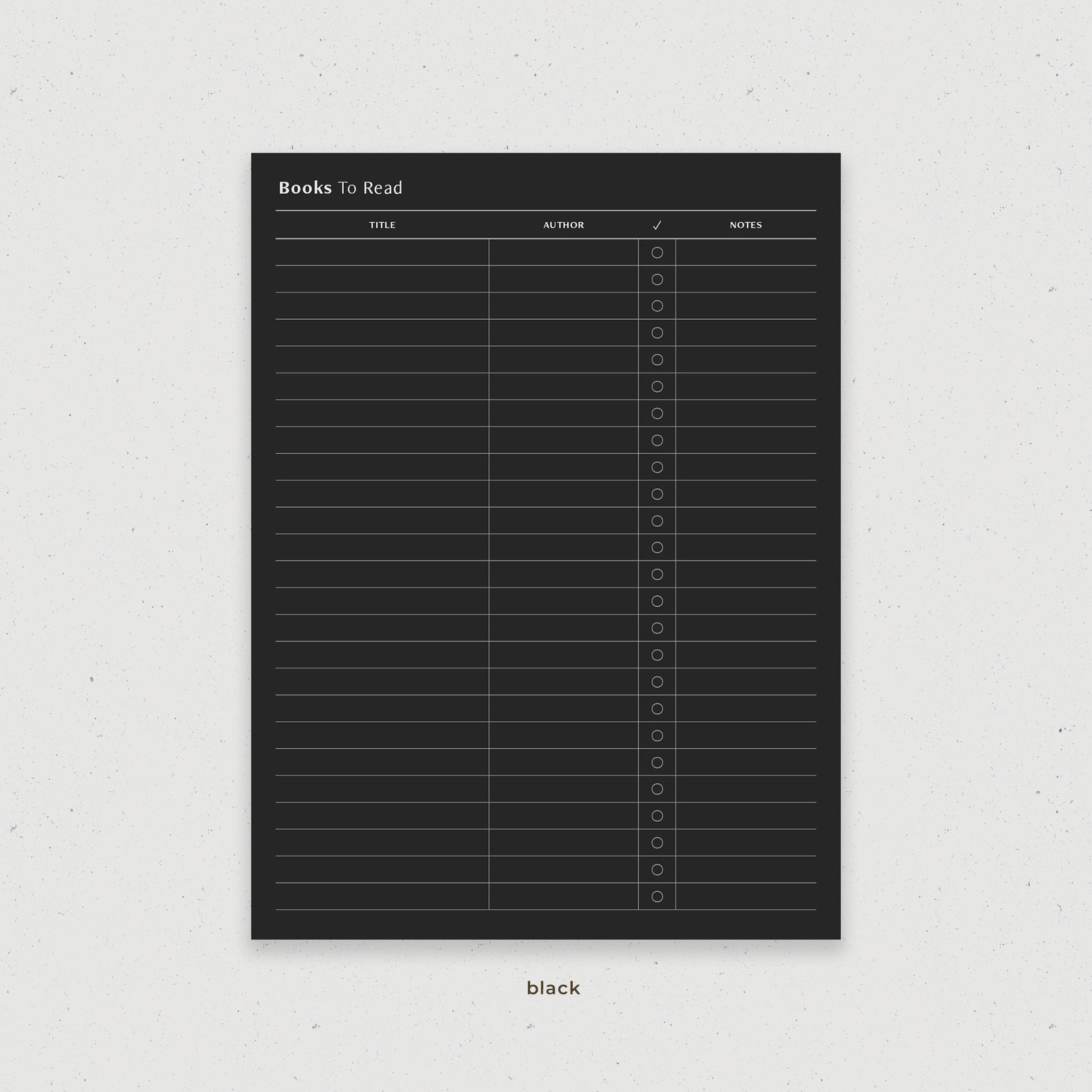 Reading Log and Books to Read List Reading Tracker Digital - Etsy