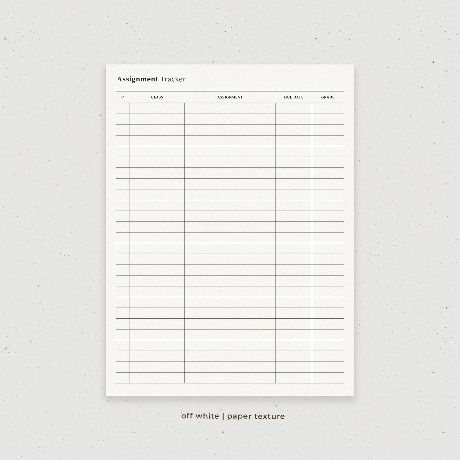 Assignment Tracker Homework Planner Digital Planner Template - Etsy
