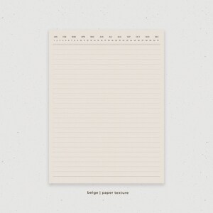 Daily Journal, Daily Notes, Daily Digital Paper Planner Template for ...