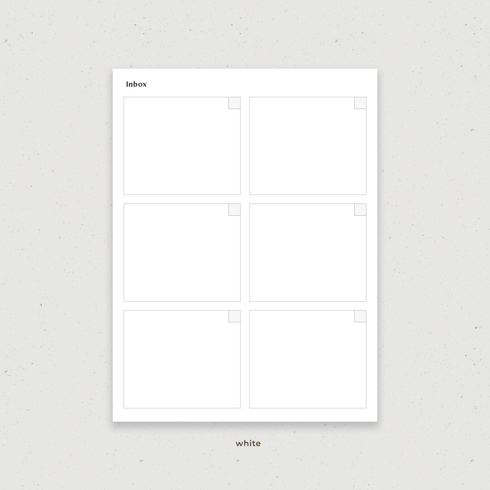 Inbox Tracker, Brain Dump, Blank Boxes, Idea Organizer Digital Planner ...