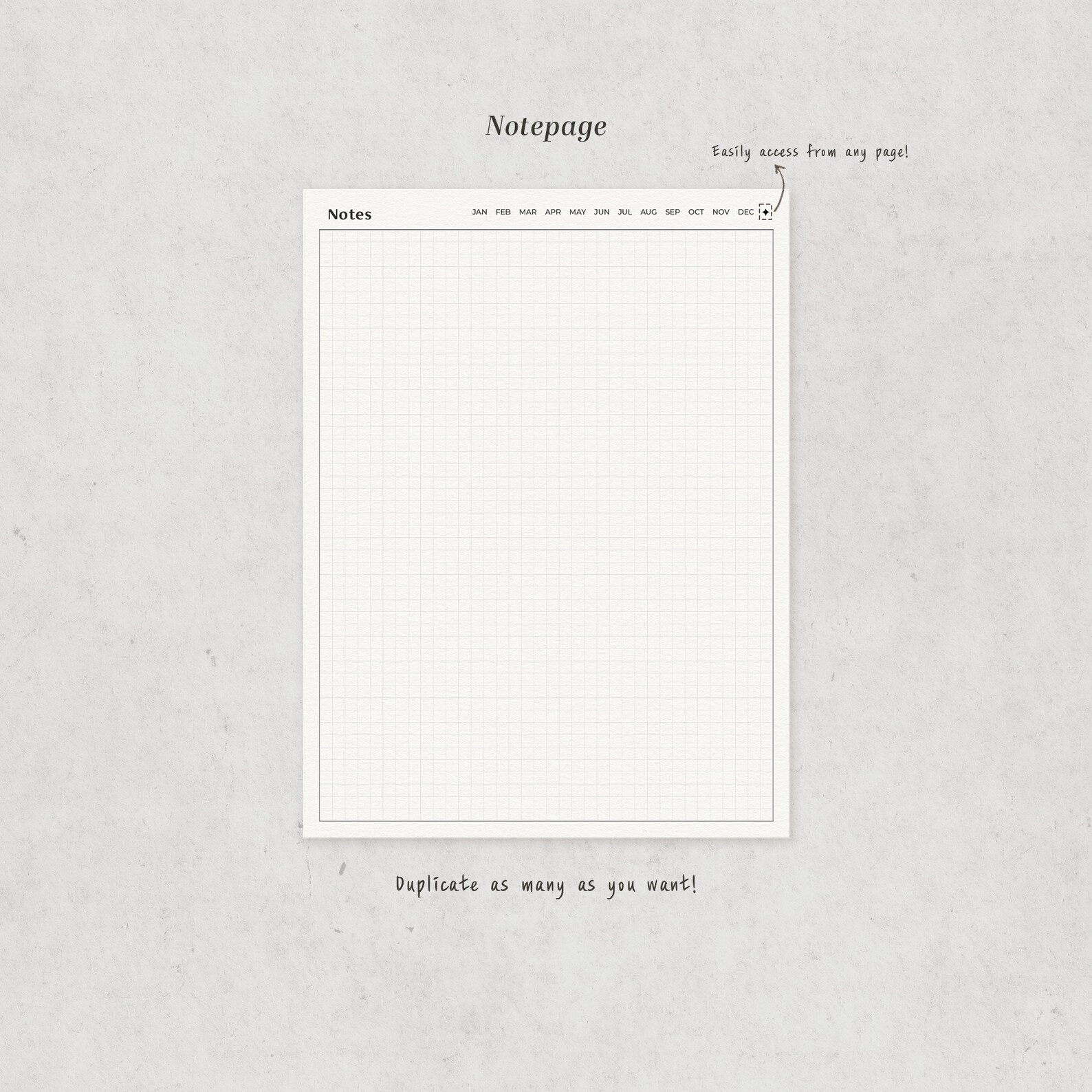 Undated Weekly Digital Planner, Goodnotes Planner, iPad Journal ...