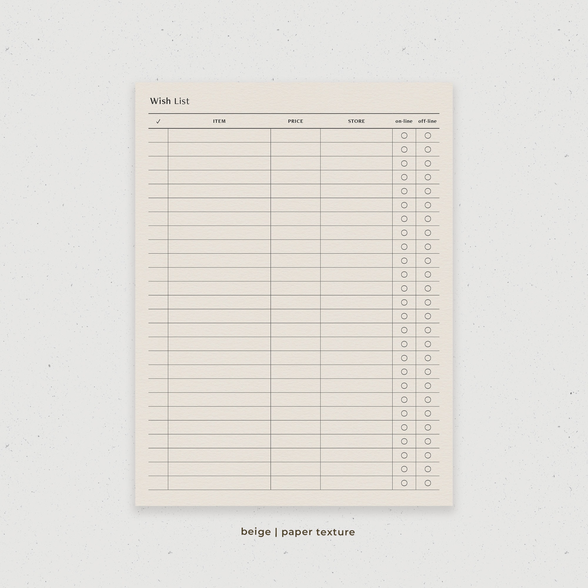 Wish List Bucket List Shopping Tracker Digital Planner - Etsy