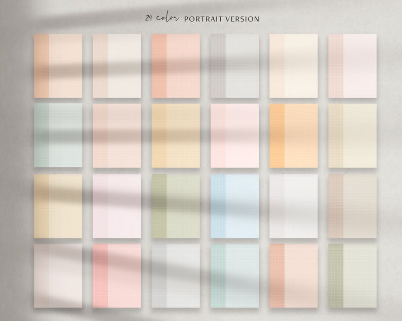 Digital Note Paper, Note Taking Template, Colored Cornell Graph ...