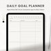 Daily Goal Planner Goal Tracker Goal Setting Digital Planner - Etsy
