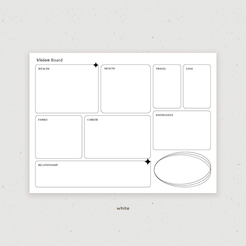 Vision Board Dream Board Bucket List Affirmation Law of - Etsy