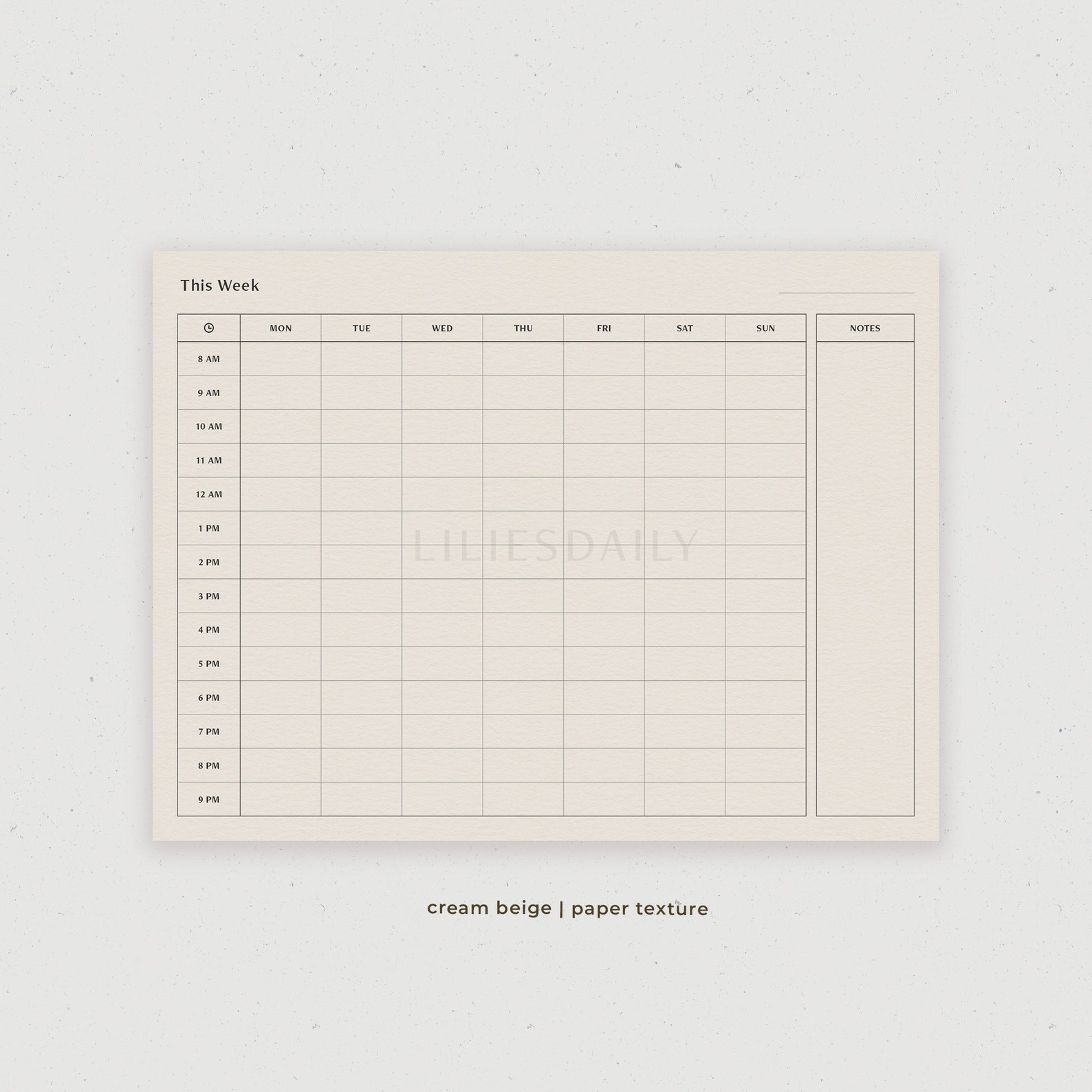 Editable Weekly Timetable Digital Template for Goodnotes on - Etsy