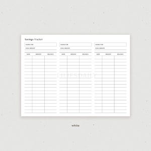 Savings Tracker, Sinking Funds Log, Saving Challenge Digital Template ...
