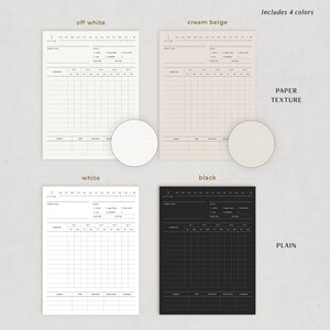 Workout Tracker Digital Planner, Daily Exercise Log Template for ...