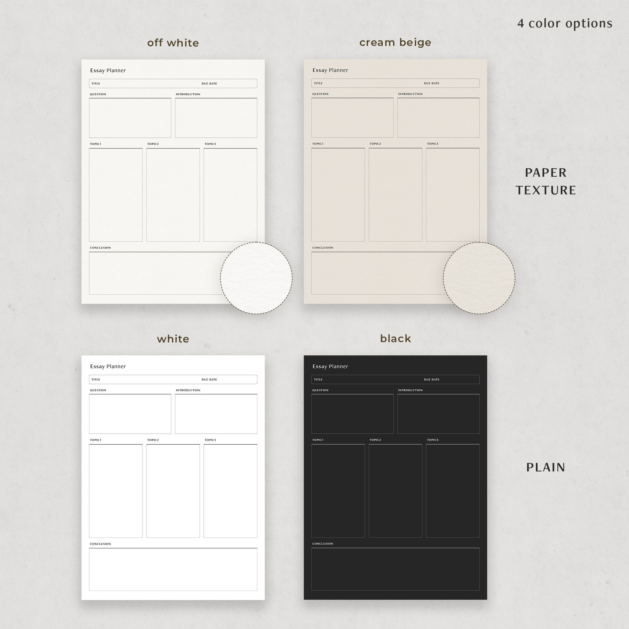 Essay Planner Template Digital, Essay Writing Plan Goodnotes iPad ...