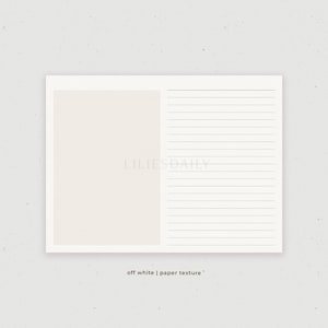 Half Lined Digital Note Paper, Goodnotes Photo Journal, Landscape iPad ...