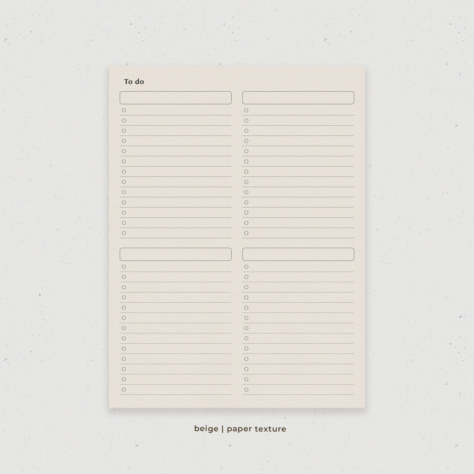 To Do List Task Checklist Digital Planner Template for - Etsy